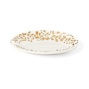 Lenox Opal Innocence Flourish Ring Dish, 0.30 LB, Multi, 2 Pieces