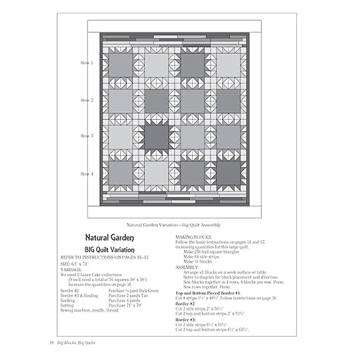 Big Blocks, Big Quilts: 11 Easy Quilts with Layer Cake 10" x 10" Squares (Design Originals) Beginner-Friendly, Easy-to-Follow Instructions and Variations, plus Assembly Diagrams and Color Photos