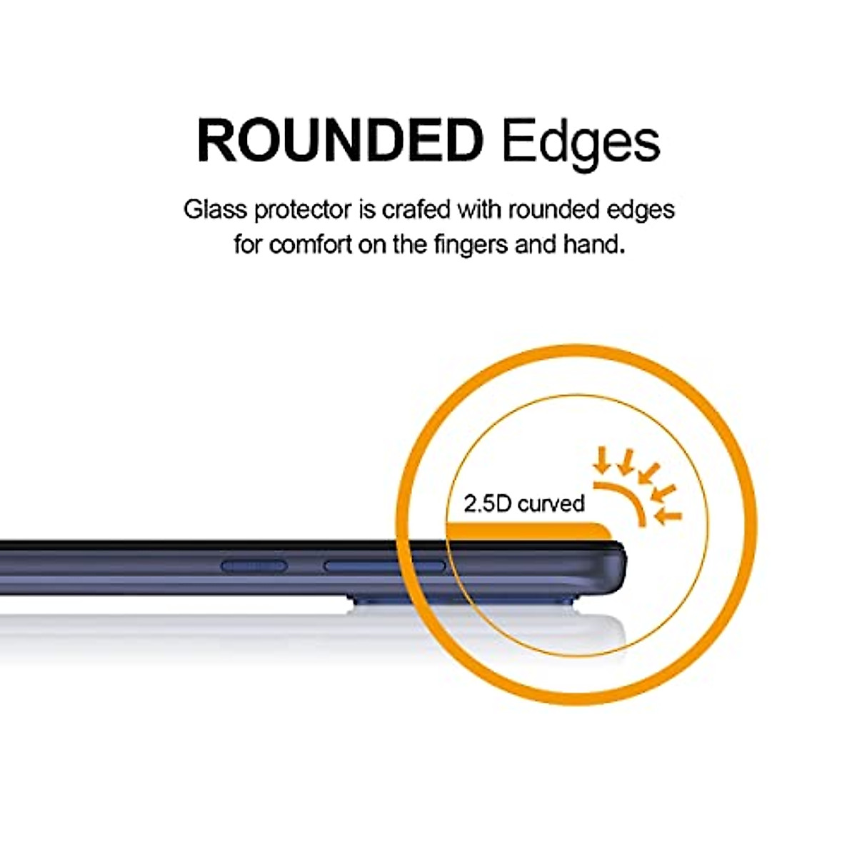 Supershieldz (3 Pack) Designed for Motorola Moto G Pure Tempered Glass Screen Protector, Anti Scratch, Bubble Free