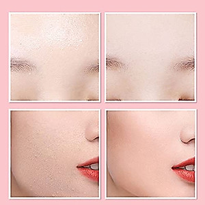 2PCS Hunmui Face Primer Pore Base Gel Cream Cover Pores Water Embellish Skin Silky Finish Primer, Remove Oils Isolating Pore Light Weight Primer Natural Make Up To Flawless Face Firming Moisturizers