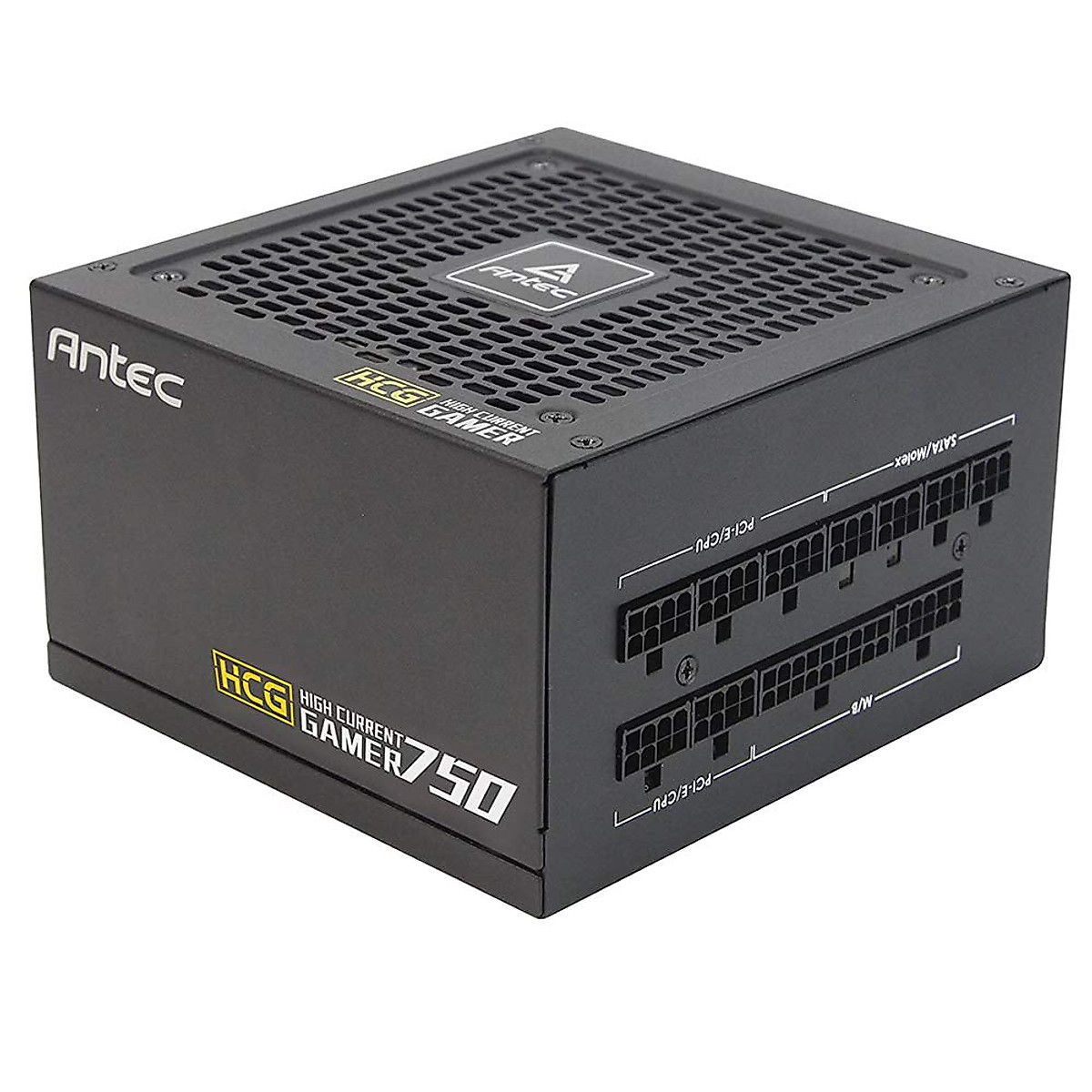 Antec HCG750 Gold Power Supply 750 Watts 80 PLUS Gold PSU with Full Modular, 120mm FDB Fan, Japanese Capacitors, ATX12V 2.4, 10 Years Support