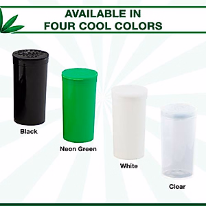 Emerald Mountain Supplier Pop Top Dram Containers | Durable Airtight Multipurpose Storage | Herb and Pill Organizer - 13 Dram (White, 320 Count (Pack of 1))
