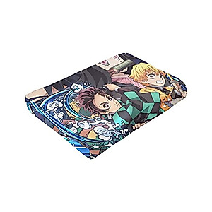 Anime Blanket Couch Throw Blanket Flannel Blankets for Couch Bed Living Room 50"X40"
