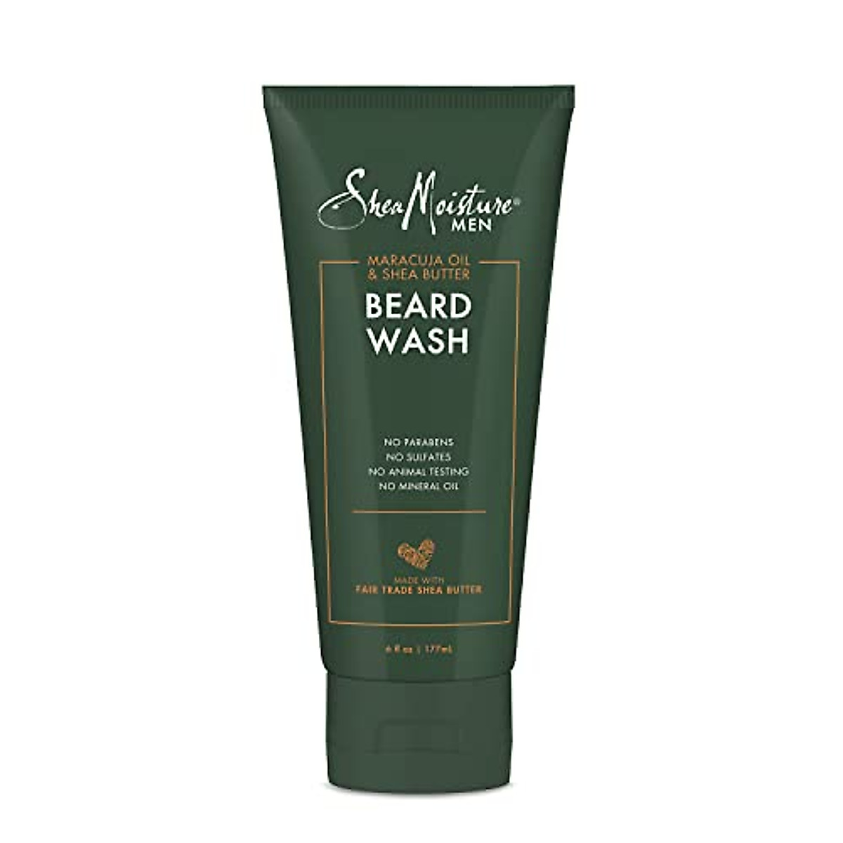 SheaMoisture Beard Wash for a Full Beard Maracuja Oil & Shea Butter to Deep Clean and Refresh Beards 6 oz