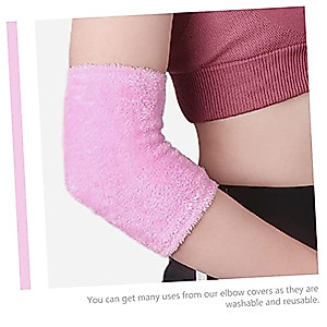 Healvian Hydrating Cracked Armguards 1 Pair Elbow Pad Dry Skin Covers Moisturizing Elbow Sleeve Anti-Crack Wrist Covers Moisturizing Elbow Cover Cracked Elbow Covers Gel Set Gel