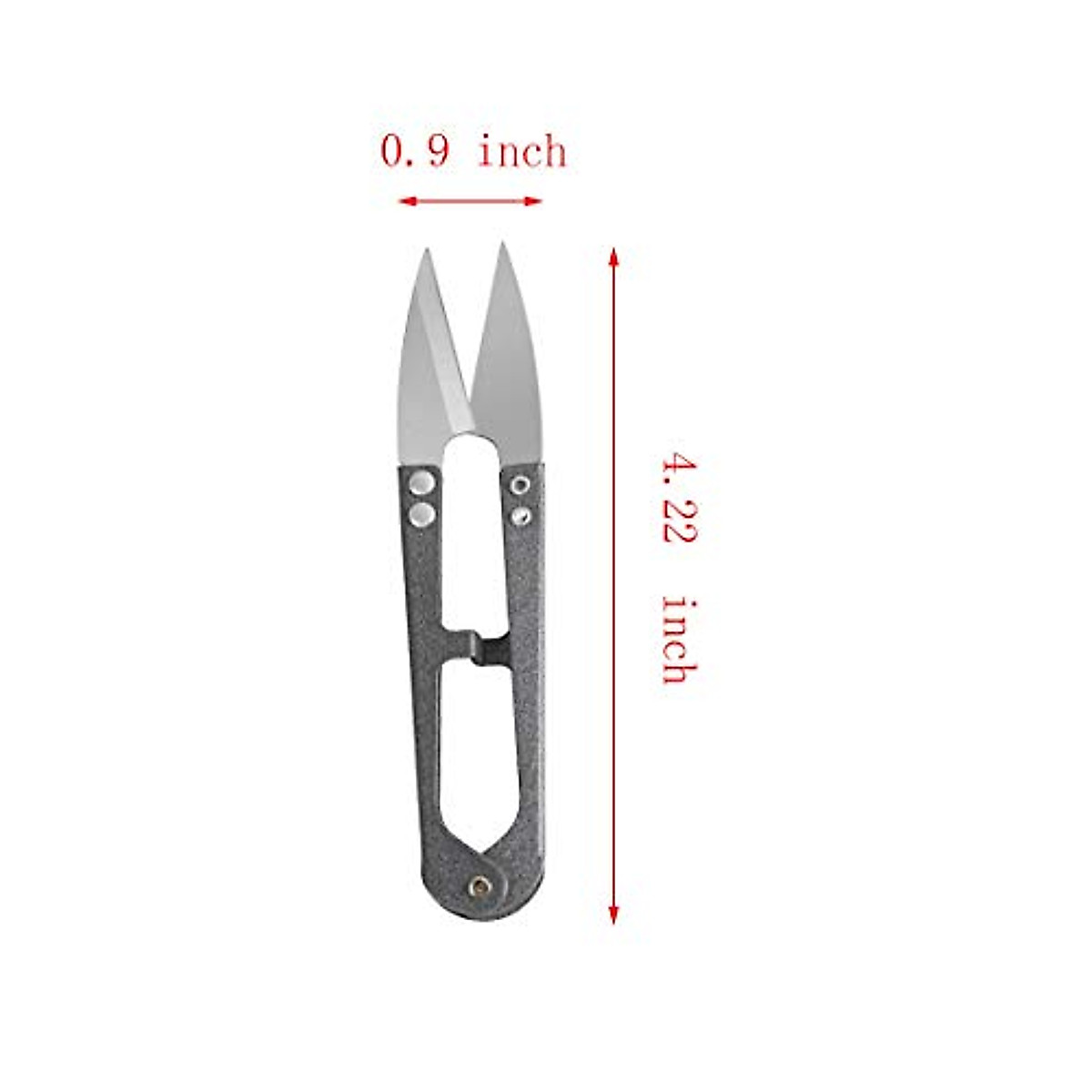 Ruwado 3 Pcs Thread Clippers Sewing Scissors 4.2 Inch Cutter Mini Snip Trimming Nipper Handheld Snippers Embroidery Clippers Sewing Scissors for Stitch Art Craft Project Tailor DIY Supplies