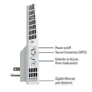 NETGEAR WiFi Mesh Range Extender EX7300 - Coverage up to 2300 sq.ft. and 40 devices with AC2200 Dual Band Wireless Signal Booster & Repeater (up to 2200Mbps speed), plus Mesh Smart Roaming