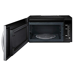 SAMSUNG ME21R7051SG 2.1 cu. ft. Over-the-Range Microwave with Sensor Cooking in Fingerprint Resistant Black Stainless Steel