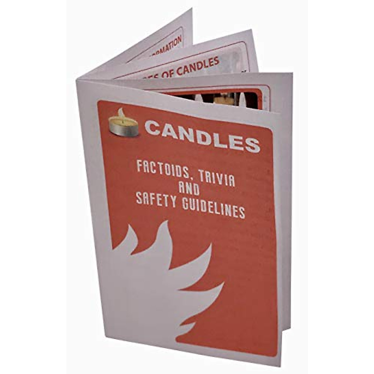 4 Pack Unscented Club Candles 9" x 1½" with 7/8" Base Fits Standard Candle Holder Including The Booklet "Candle Factoids Trivia & Safety Guidelines" Made in The USA (Ivory)