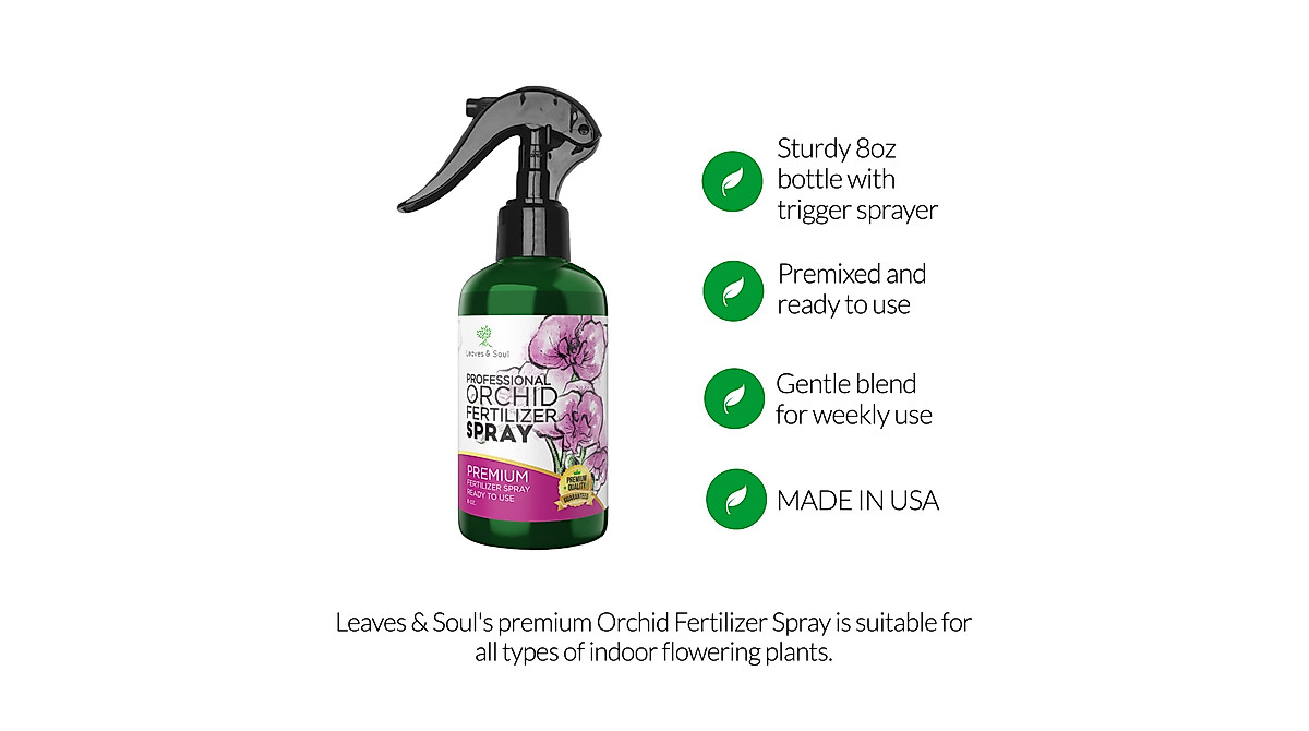 Professional Orchid Fertilizer Spray - 8 oz Gentle Mist