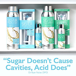 Elementa Silver Non-Foaming Toothpaste Wintermint Flavor | 5 in 1 Teeth Whitening Gel 4 Fl oz | Dentist Formulated All Natural | Professional Whitening Gel | Fluoride Free | Fresh Breath