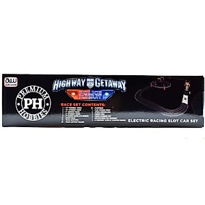 Auto World/Premium Hobbies Highway Getaway Mustang VS Viper HO Scale Slot Car Race Set CP7974