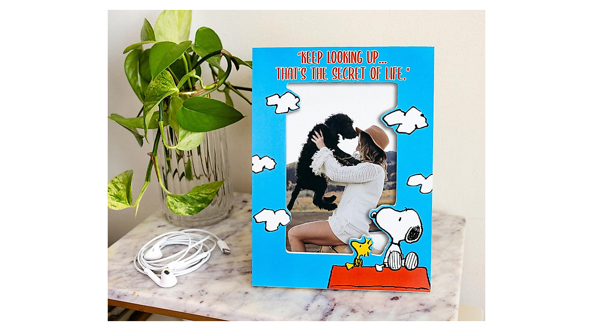 Peanuts Snoopy Woodstock Photo Frame - Officially Licensed, 4x6 Inches