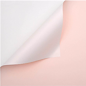 20 CountsDouble-sided two-color Flower Wrapping Paper,Florist Bouquet Supplies,DIY Crafts,Gift Packaging or Gift Box Packaging, Waterproof Floral Wrapping Paper 22.822.8Inch (Gouache/milk white)