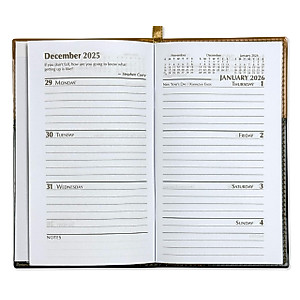 BookFactory 2023 Weekly Pocket Calendar / 2023 Calendar / 2023 Weekly Calendar / Weekly Planner Organizer - Calendar with Notepad (CAL-2023-POCKET(Organizer))