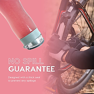 1 BPA Free Sports Water Bottles for School Gym Bicycle Car - Leak Proof Sports Waterbottles - See Through Reusable Clear Water Bottle botella de agua Made of Tritan Plastic Refillable 24oz