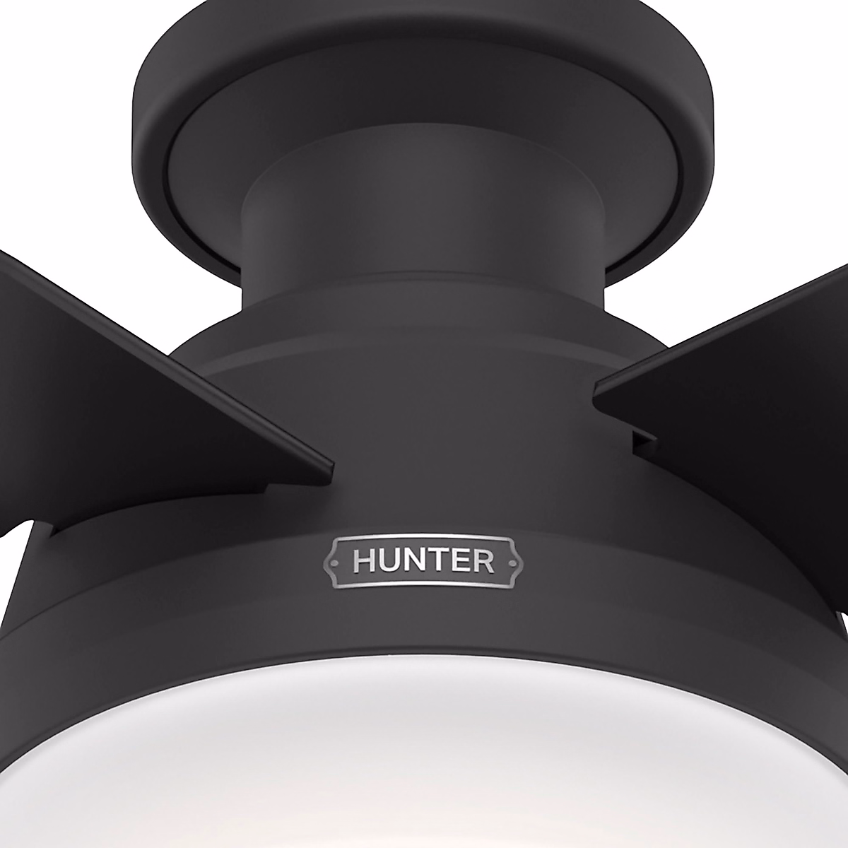 Hunter Fan Company 52390 Dempsey Ceiling Fan, 44 Inches, Matte Black