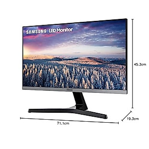 SAMSUNG 27 inch Class SR35 Full HD Monitor with Bezel-Less Design, AMD Freesync and 75Hz Refresh Rate (LS27R350FHNXZA)