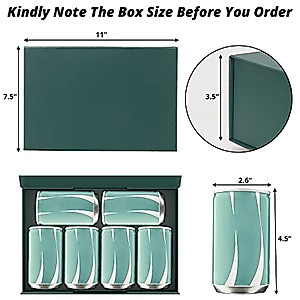 MONDEPAC Gift Box 11x7.5x3.5 Inches,Forest Green Gift Box with Magnetic Lid，Large Gift Box Contains Card, Ribbon, Shredded Paper Filler Gift Box for Valentine's Day Gift Packaging