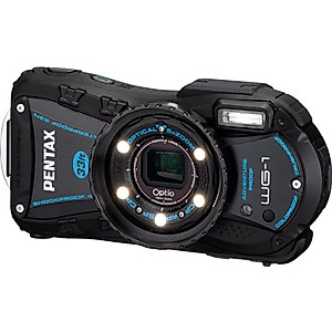Pentax Optio WG-1 Adventure Series 14 MP Waterproof Digital Camera with 5x Wide-Angle Optical Zoom (Black)