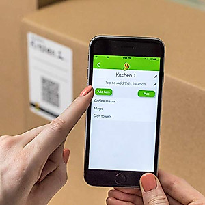 Duck Pack & Track Scannable Storage Labels, White, 40 Count