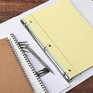 Mr. Pen- Colored Loose Leaf Paper Wide Ruled, 100 Sheets, 8” x 10.5”, 3- Hole Punched, Notebook Paper, Lined Paper, Binder Paper, Writing Paper, Filler Paper, Wide Ruled Notebook Paper