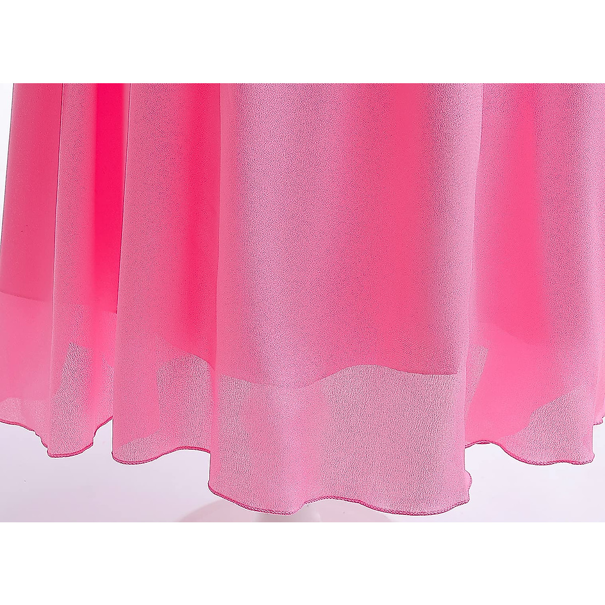 Akokvlar Princess Peach Costume for Girls Deluxe Halloween Dress Up Outfit with Accessories (Pink, 5-6 Years)