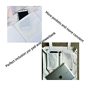 ORMG Canvas Shoulder Hand Bag Tote Bag Paris Bookstore Tote Shoulder Bag Casual Bag Soft Foldaway Travel Bag for Women Girl Student (One Size, Shakespeare)