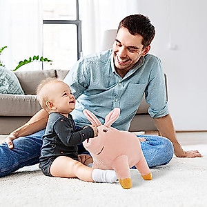 Sengocis Stuffed Animal Piggy - Piglet Plush Toy - 9.8 Inches Length