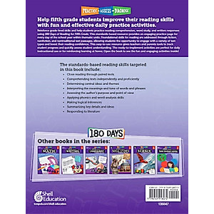 180 Days™: Includes Reading 2nd Edition, Writing, and Math for 5th Grade Practice Workbook for Classroom and Home, Cool and Fun Practice Created by Teachers (180 Days of Practice)