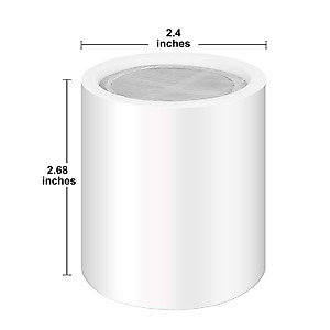 FEELSO 2 Pack 15 Stages Replacement Filters for Hard Water Remove Chlorine and Harmful Substances