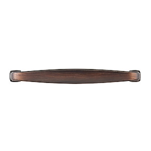 Richelieu Hardware BP810128BORB Charlemagne Collection 5 1/16-inch (128 mm) Center-to-Center Brushed Oil-Rubbed Bronze Transitional Cabinet and Drawer Pull Handle for Kitchen, Bathroom, and Furniture