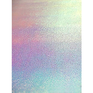 Fabric Empire Vinyl Upholstery Embossed Skin Holographic Glossy Fabric Light Blue 54" Wide Sold by The Yard