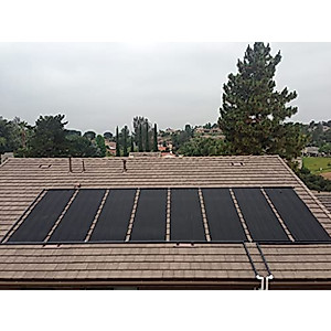 SolarPoolSupply Highest Performing Design - DIY Solar Pool Heater System Kit - 15-20 Year Life Expectancy (4-4x12 / 1.5" I.D. Header)