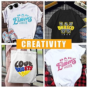 White Puff Heat Transfer 3D 12" x 5 ft for T-Shirt, Puff Iron on Rolls for Cutter Machine - Easy to Cut & Weed for Heat Vinyl Design (White)