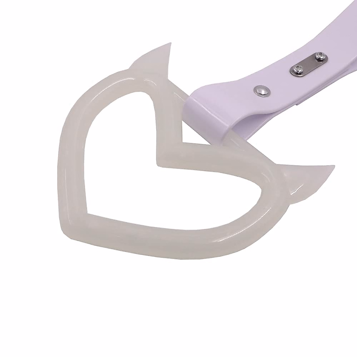 jdm Devil Demon Heart White Glow in the Dark TSURIKAWA Ring Subway Train Bus Handle Strap Charm Drift