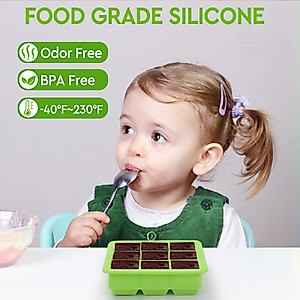 Aibirui Ice Cube Tray with Lid (9X2 Pcs), Small Ice Cube Trays, Silicone Ice Cube Trays for Freezer, Mini Square Ice Cube Mold for Ice Coffee, Drinks, Whiskey, Cocktail, Bourbon, Baby Food