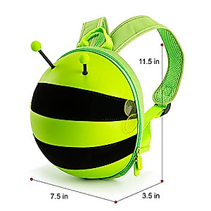 KIDDIETOTES Bumblebee Backpack for Kids, Toddlers, and Children - Perfect for Daycare, Preschool, and Pre-K