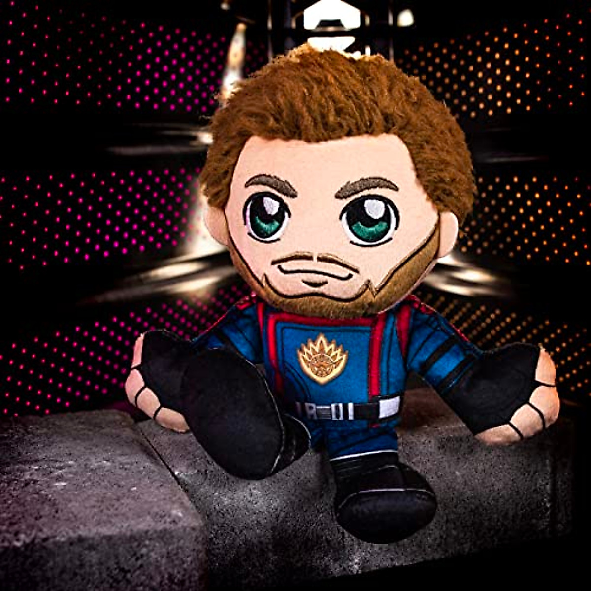 Bleacher Creatures Marvel Star-Lord 8" Kuricha Sitting Plush- Soft Chibi Inspired Toy