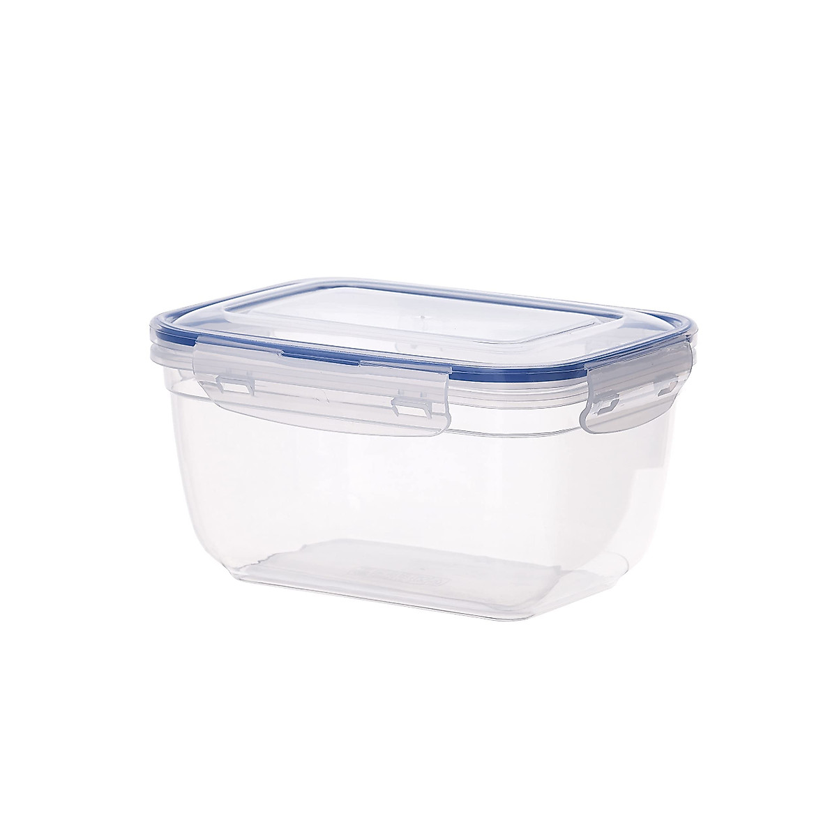 Superio Sealed Food Storage Containers (6 Pack) Airtight Leak Proof Meal Prep Containers, Rectangle Shape, Microwave and freezer safe, BPA-free Plastic (2.5 Quart)