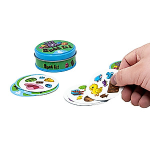 Zygomatic Spot It! Mini Easter - Compact and Exclusive Observational Game! Fun Matching Game for Kids, Ages 4+, 2-5 Players, 15 Minute Playtime, Made