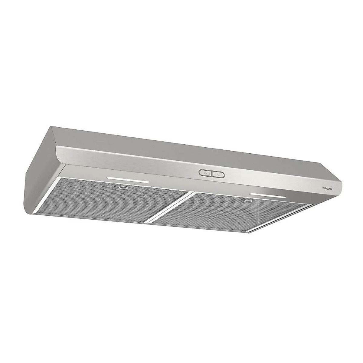 Broan-NuTone BKDB136SS LED Sahale 36-inch Under-Cabinet 4-Way Convertible Range Hood with 3-Speed Exhaust Fan and Light, Stainless Steel