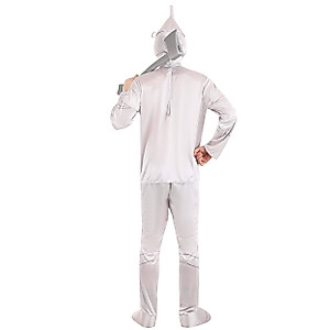 Rubie's mens Wizard of Oz 75th Anniversary Edition Tin Man adult sized costumes, Silver, One Size US