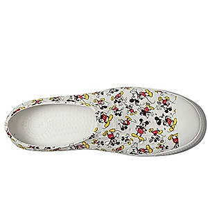 Native Shoes Jefferson Disney Print Shell White/Shell White/Mickey All Over Print Men's 7, Women's 9 Medium