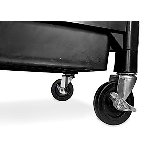 WEN 73163 Three-Tray 300-Pound Capacity Triple Decker Service and Utility Cart