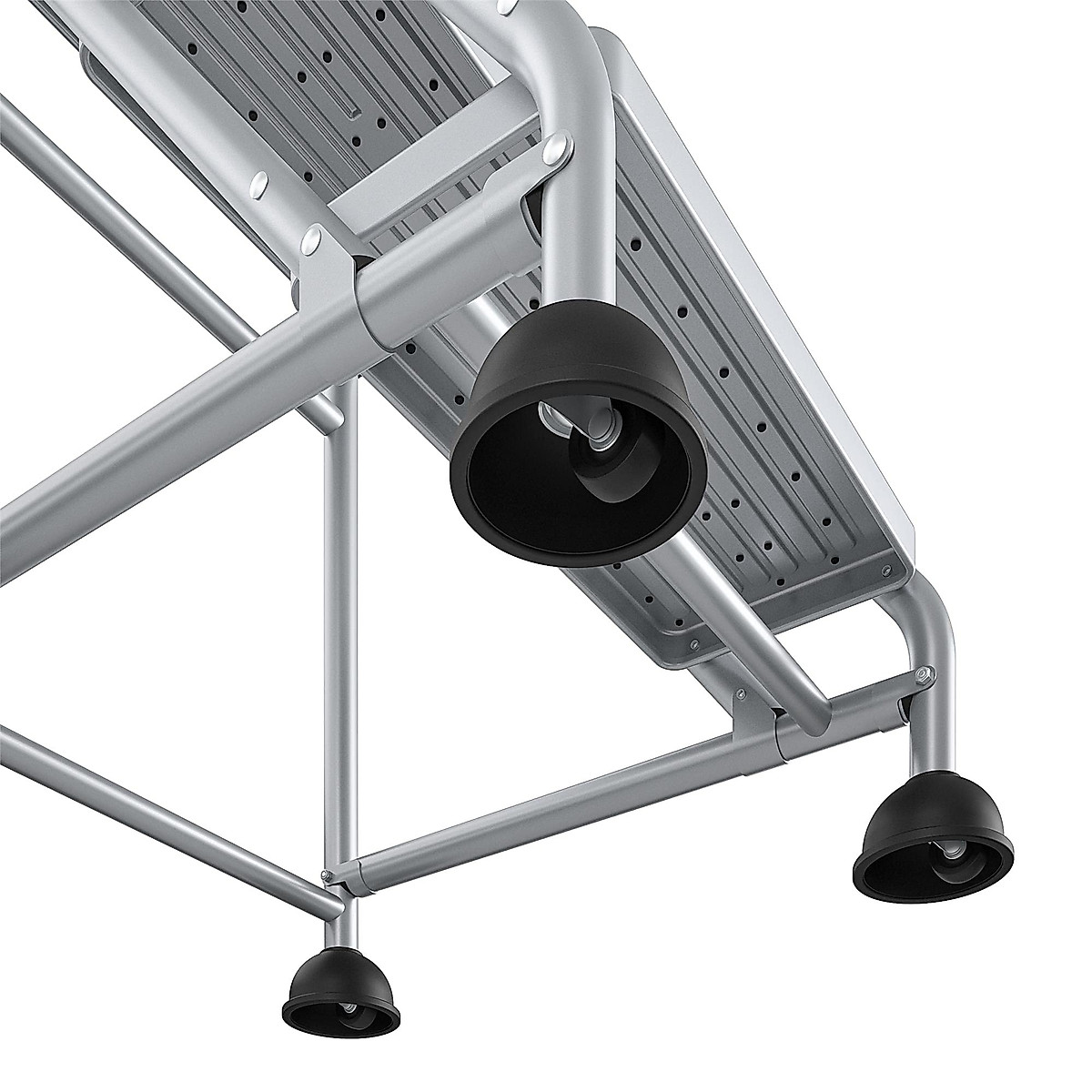 Cosco 3-Step Rolling Step Ladder, Grey