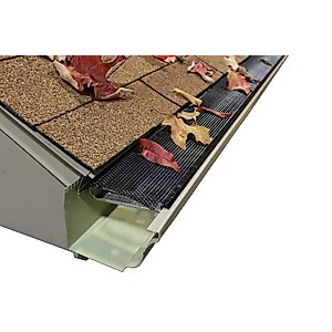 6" Small Hole Speed Screen / 6" Gutter Guard / 6" Gutter Protection Powder-coated Black (100ft/box)
