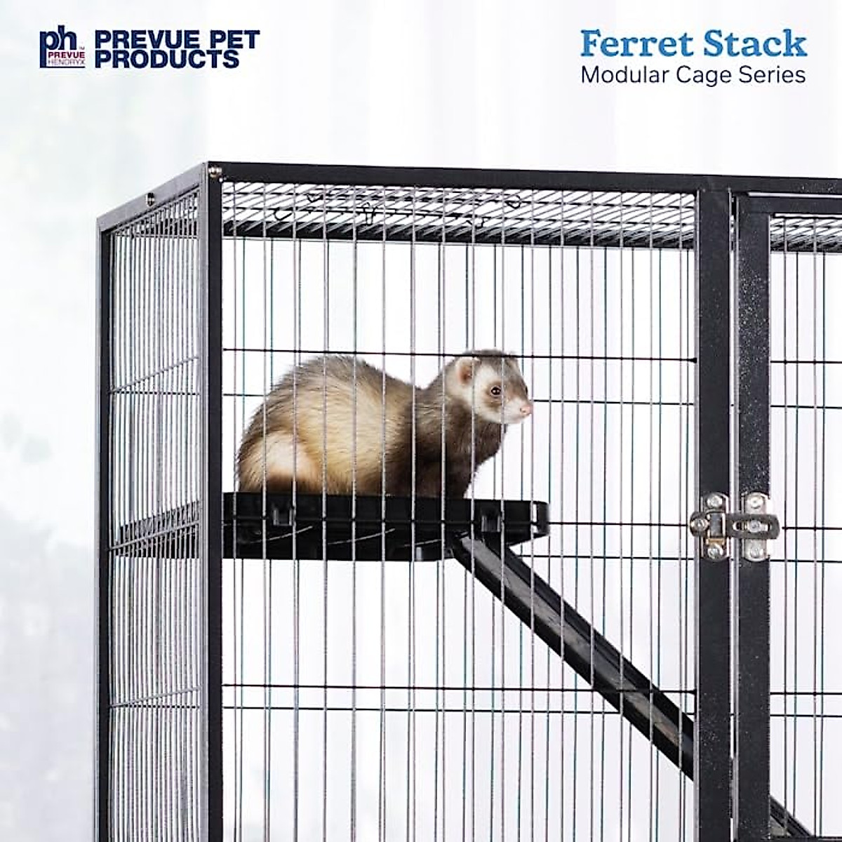 Prevue Pet Products Ferret Stacking Cage Add-On Unit, Fits Prevue Ferret Stack Cages