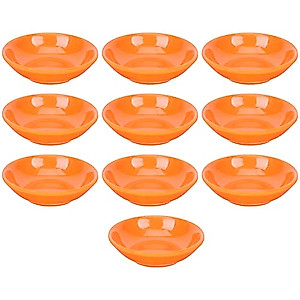 UPKOCH Household Dipping Bowl 10pcs Small Dipping Bowls Soy Sauce Dish Kitchen Condiment Dishes Melamine Dip Soy Sauce Dishes Side Dishes for Home Kitchen Vinegar Dish