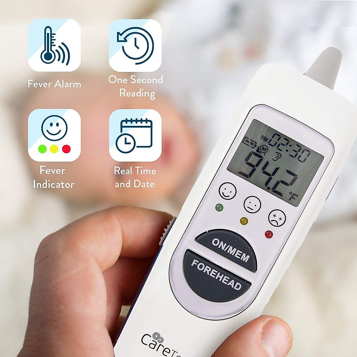 Care Touch MFT-09 Digital Thermometer, Shape